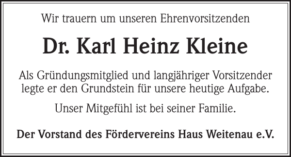 Karl Heinz Dreier Traueranzeige Badische Zeitung