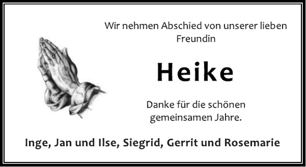 Heike Raschke: Gedenken : Niederelbe-Zeitung
